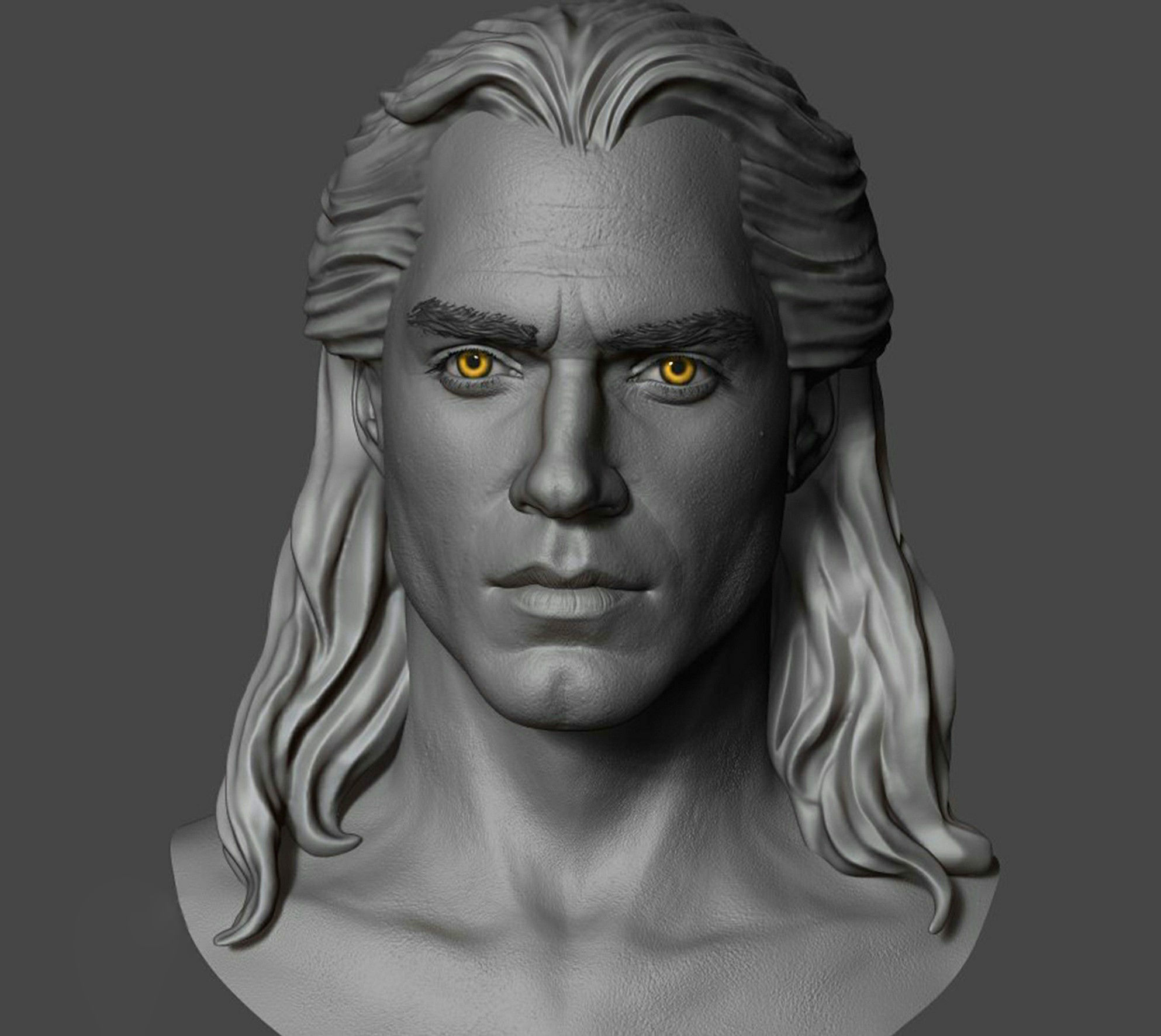 witcher Henry Cavill 3D model | CGTrader