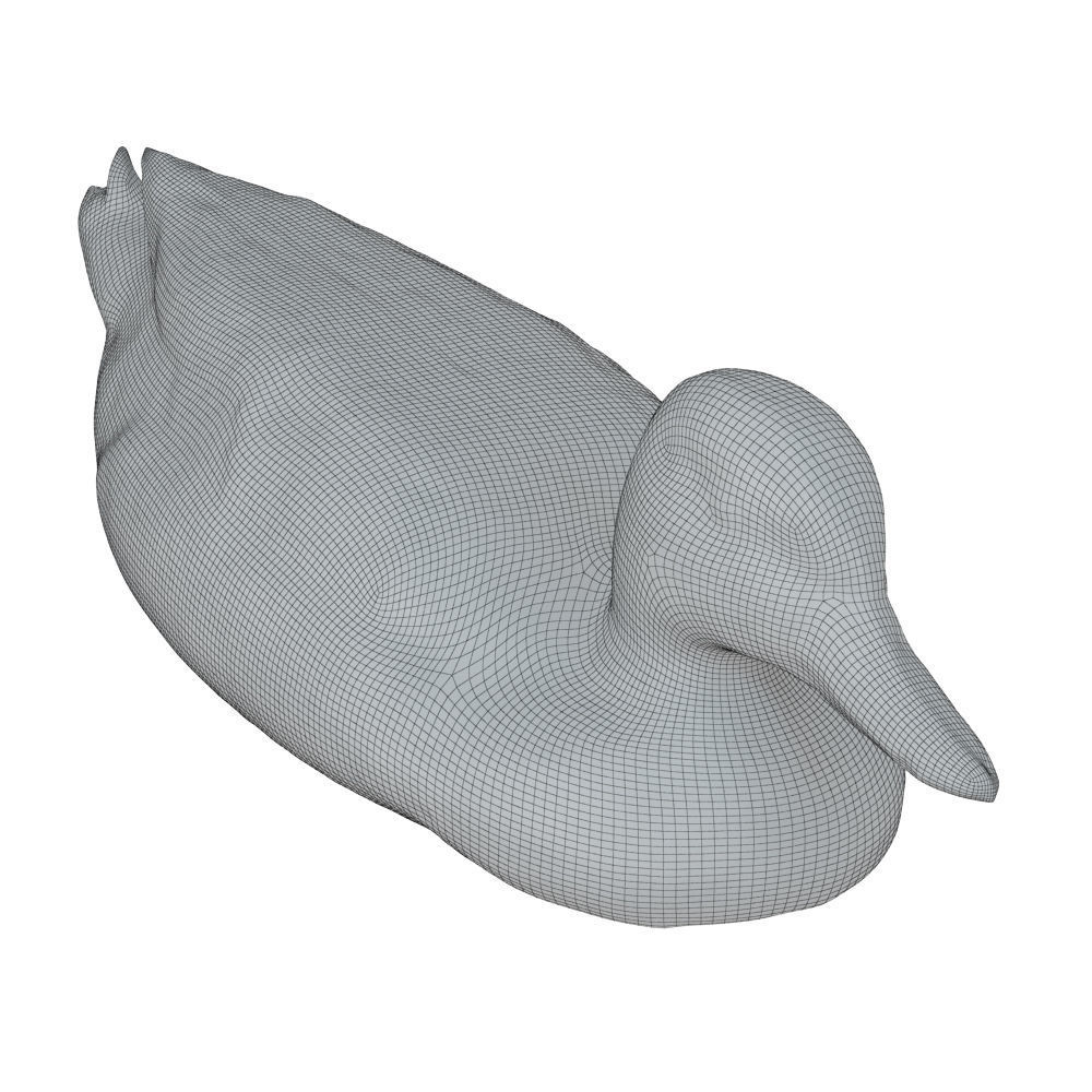 Decorative duck for artificial ponds and pools 2 3D model | CGTrader