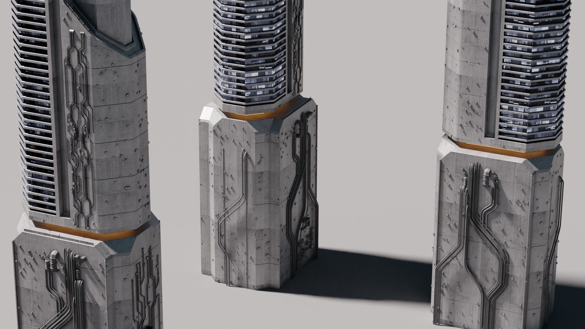 Futuristic Skyscraper 3D model | CGTrader