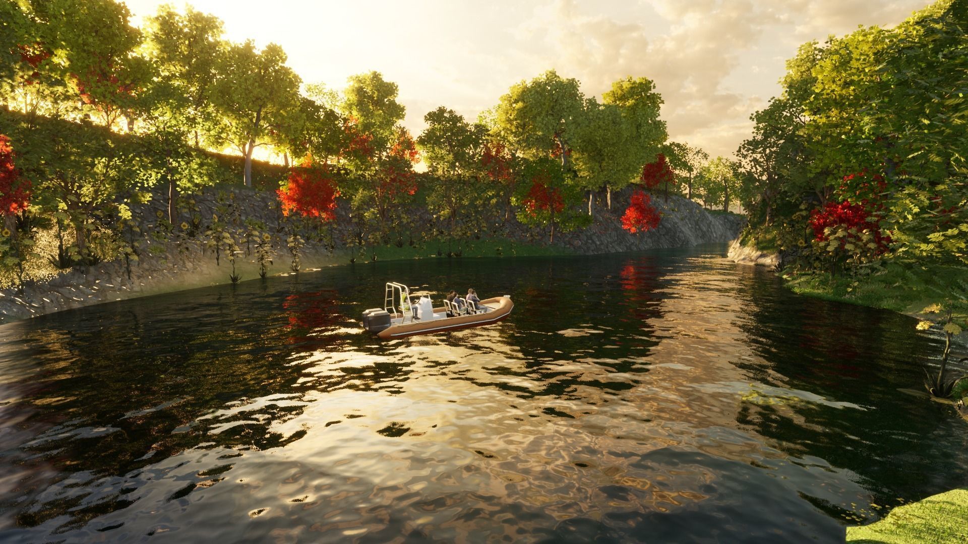 3D Environment Design for Game free VR / AR / low-poly 3D model ...