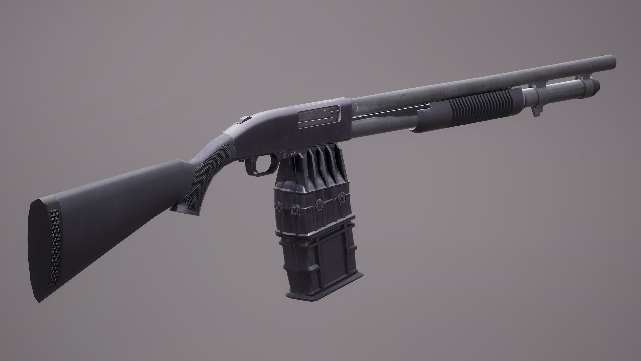 3D model Mossberg 590m Rigged PBR VR / AR / low-poly | CGTrader