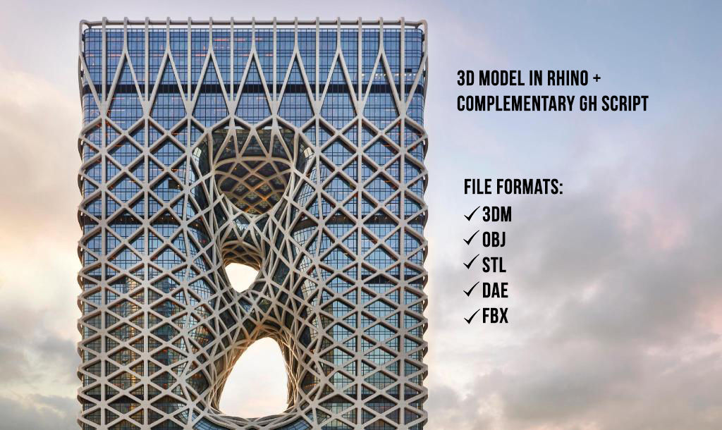 Morpheus Hotel Zaha Hadid Architects with GH script 3D model | CGTrader