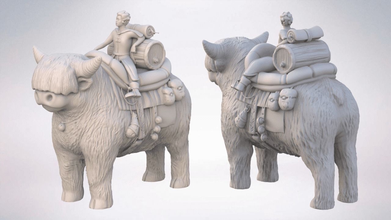 WANDERER 1 ROLE CHARACTERS 3D model 3D printable | CGTrader