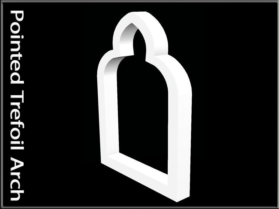 3D model Pointed Trefoil Arch 02 VR / AR / low-poly | CGTrader