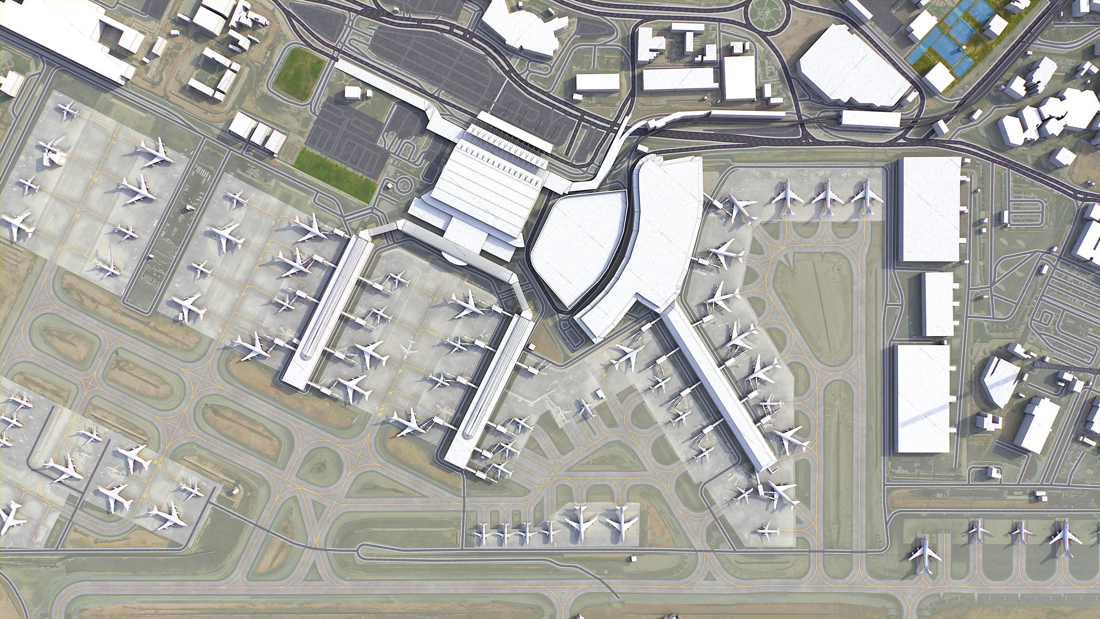 3D model Cairo Airport VR / AR / low-poly | CGTrader