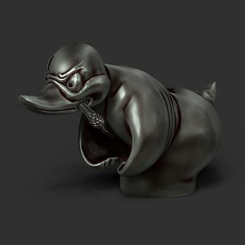 death prof duck ring 3D print model 3D model 3D printable | CGTrader