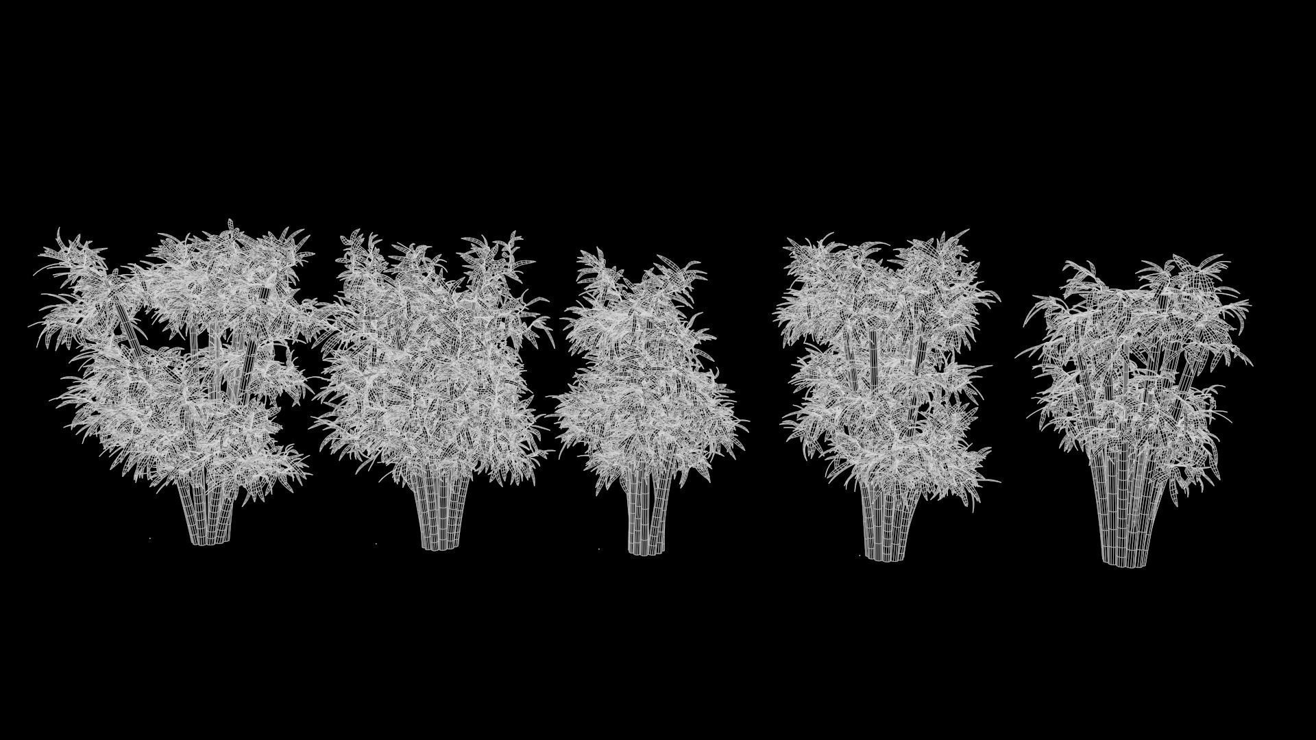 Bamboo tree Pack 3D model | CGTrader