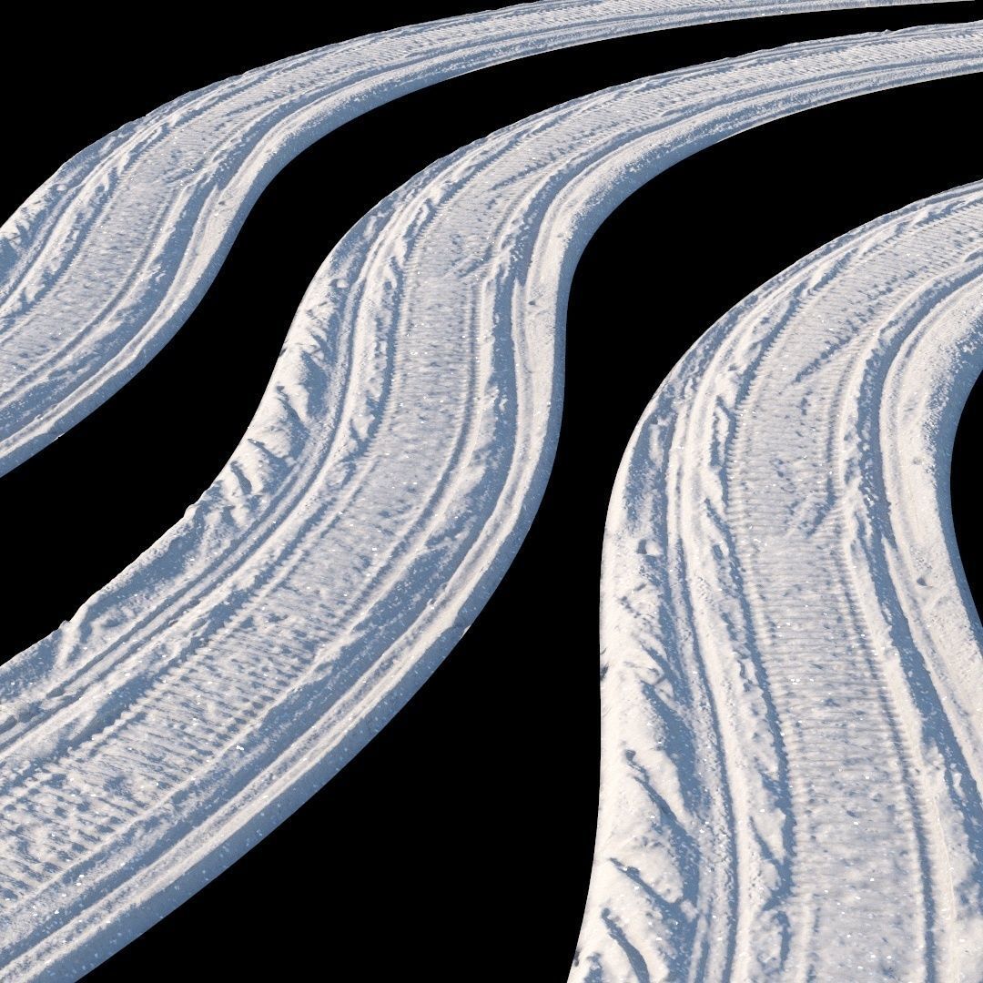 Snowmobile track material 8k seamless 3D model | CGTrader