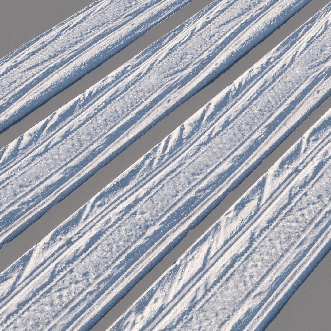 Snowmobile track material 8k seamless 3D model | CGTrader