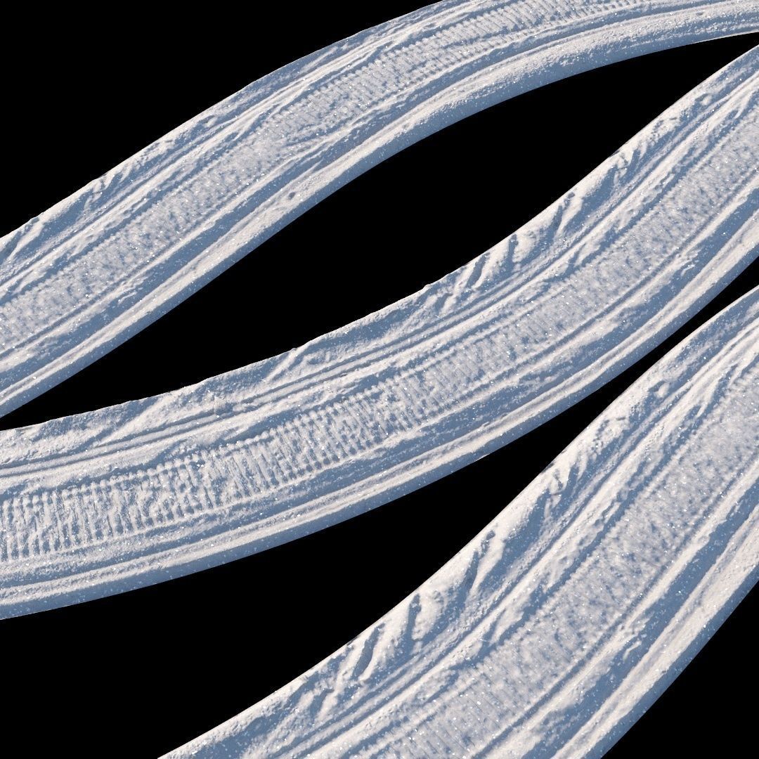 Snowmobile track material 8k seamless 3D model | CGTrader