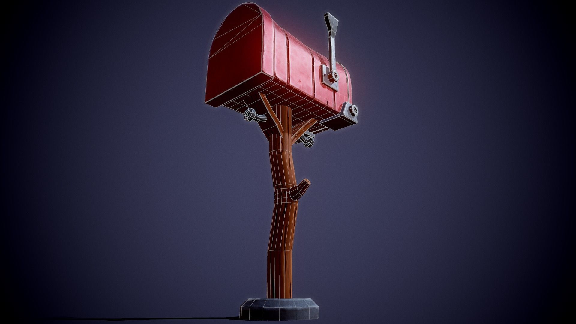 3D model Stylized Mailbox - Tutorial Included VR / AR / low-poly | CGTrader