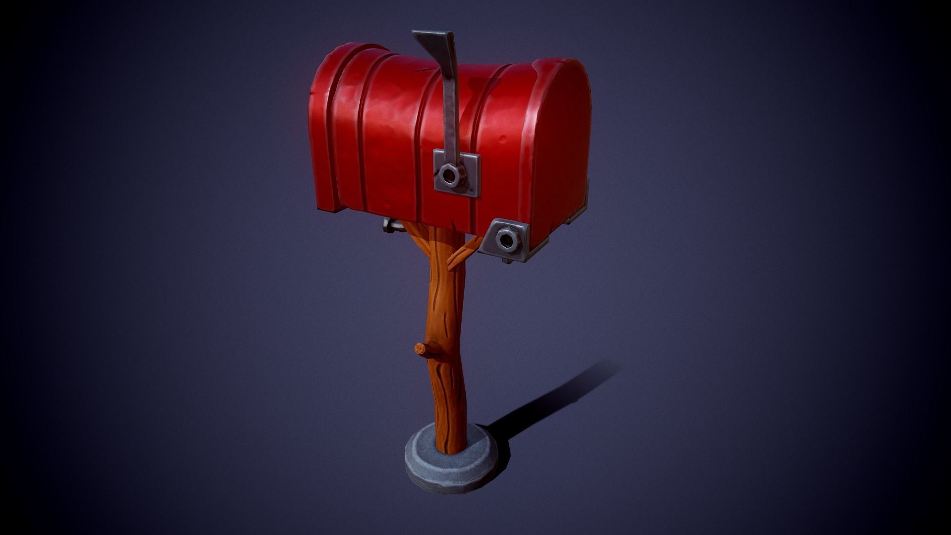 3D model Stylized Mailbox - Tutorial Included VR / AR / low-poly | CGTrader