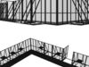 croud control barrier barricades for mass events HQ modular 3D model ...
