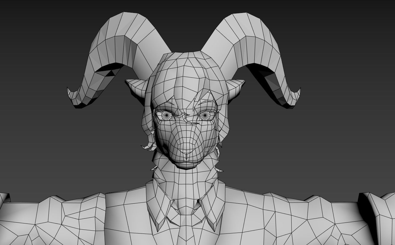 Pina Beastars VRChat Avatar Oculus Quest 3D model rigged | CGTrader