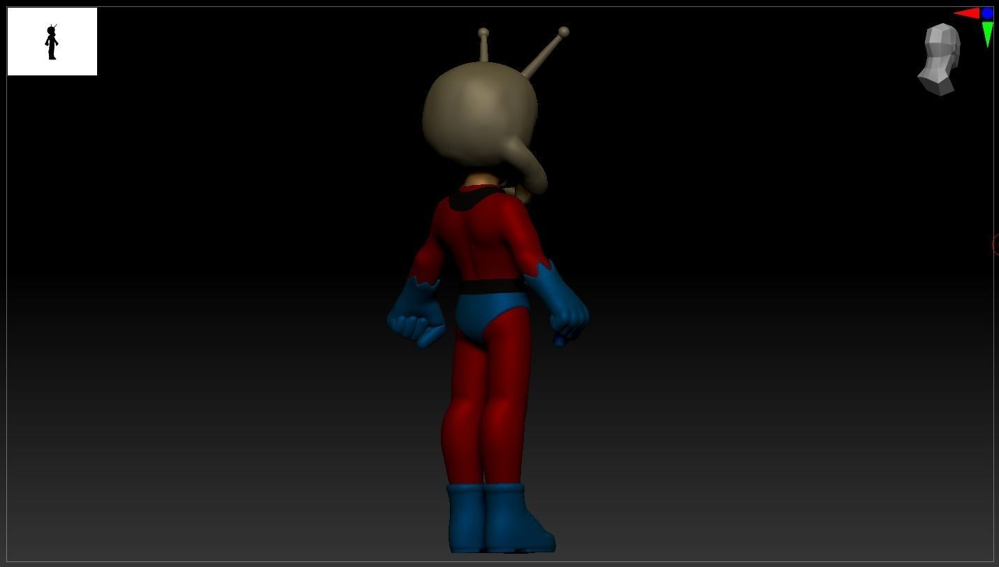 Ant Man Chibi Version 3D Print 3D model 3D printable | CGTrader