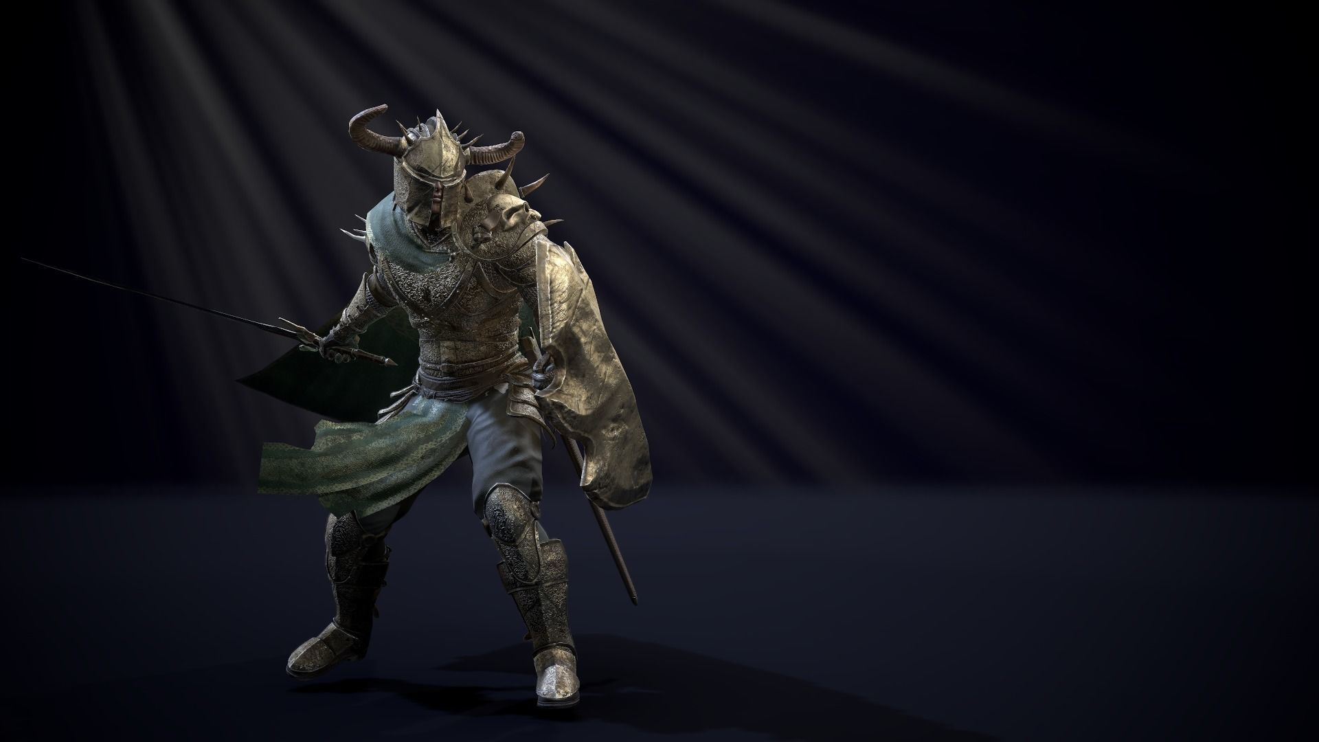 3D model Fallen Knight VR / AR / low-poly rigged animated | CGTrader