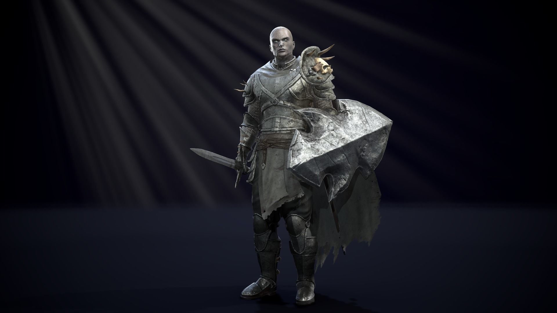 3D model Fallen Knight VR / AR / low-poly rigged animated | CGTrader