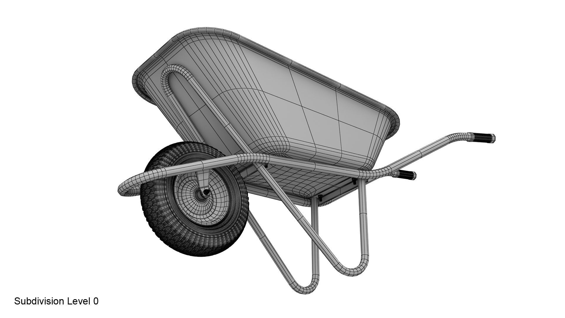Wheelbarrow 3D model | CGTrader
