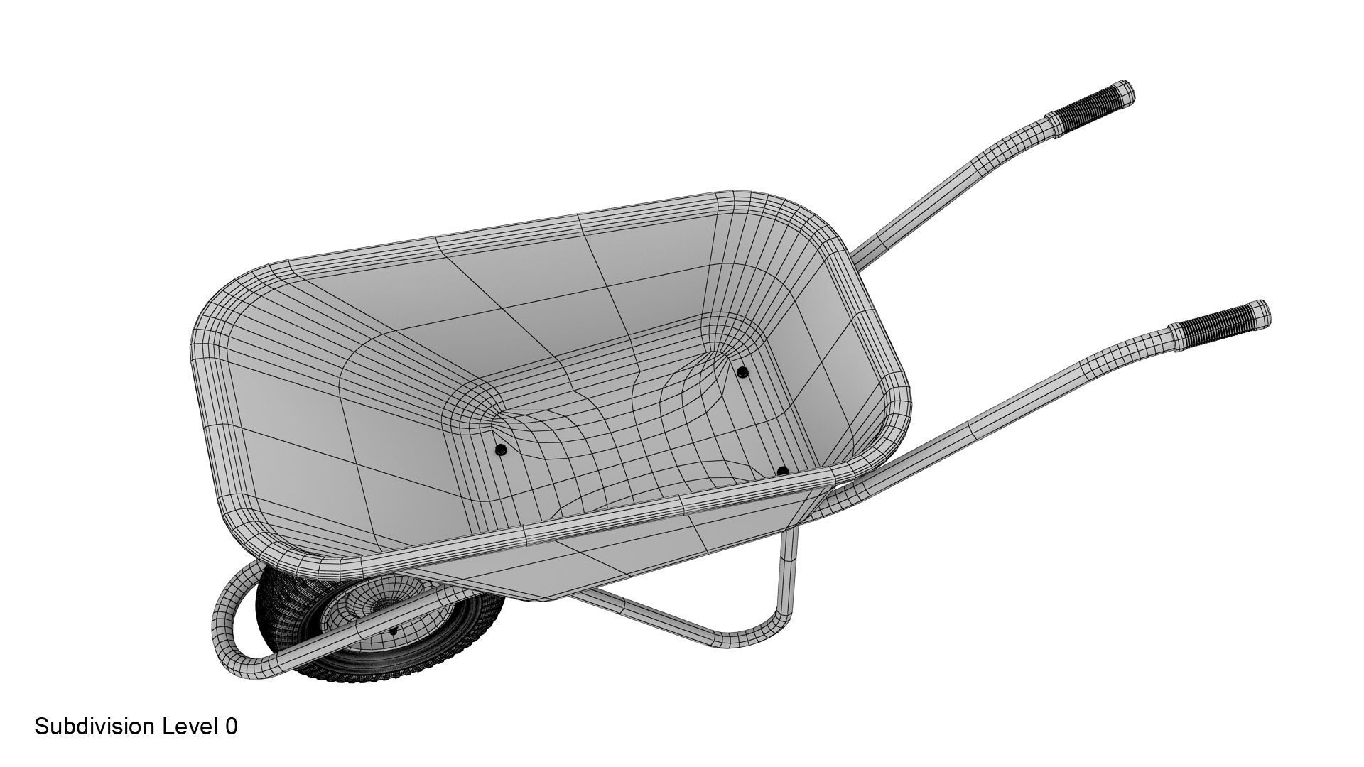 Wheelbarrow 3D model | CGTrader