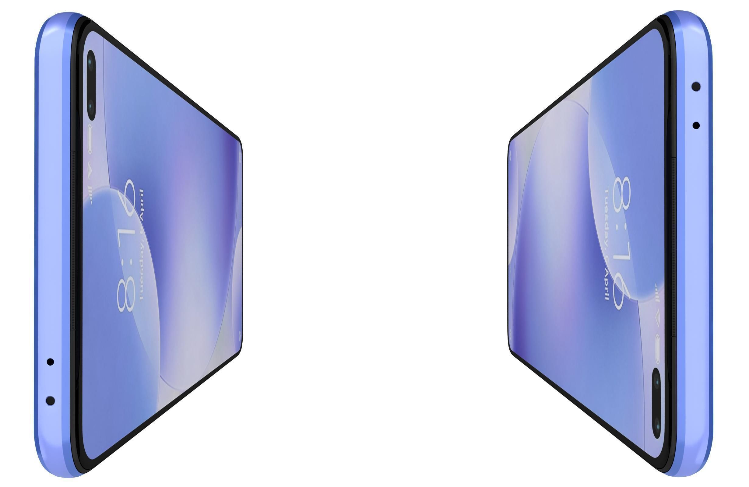 Xiaomi Poco X2 Atlantis Blue 3D model | CGTrader