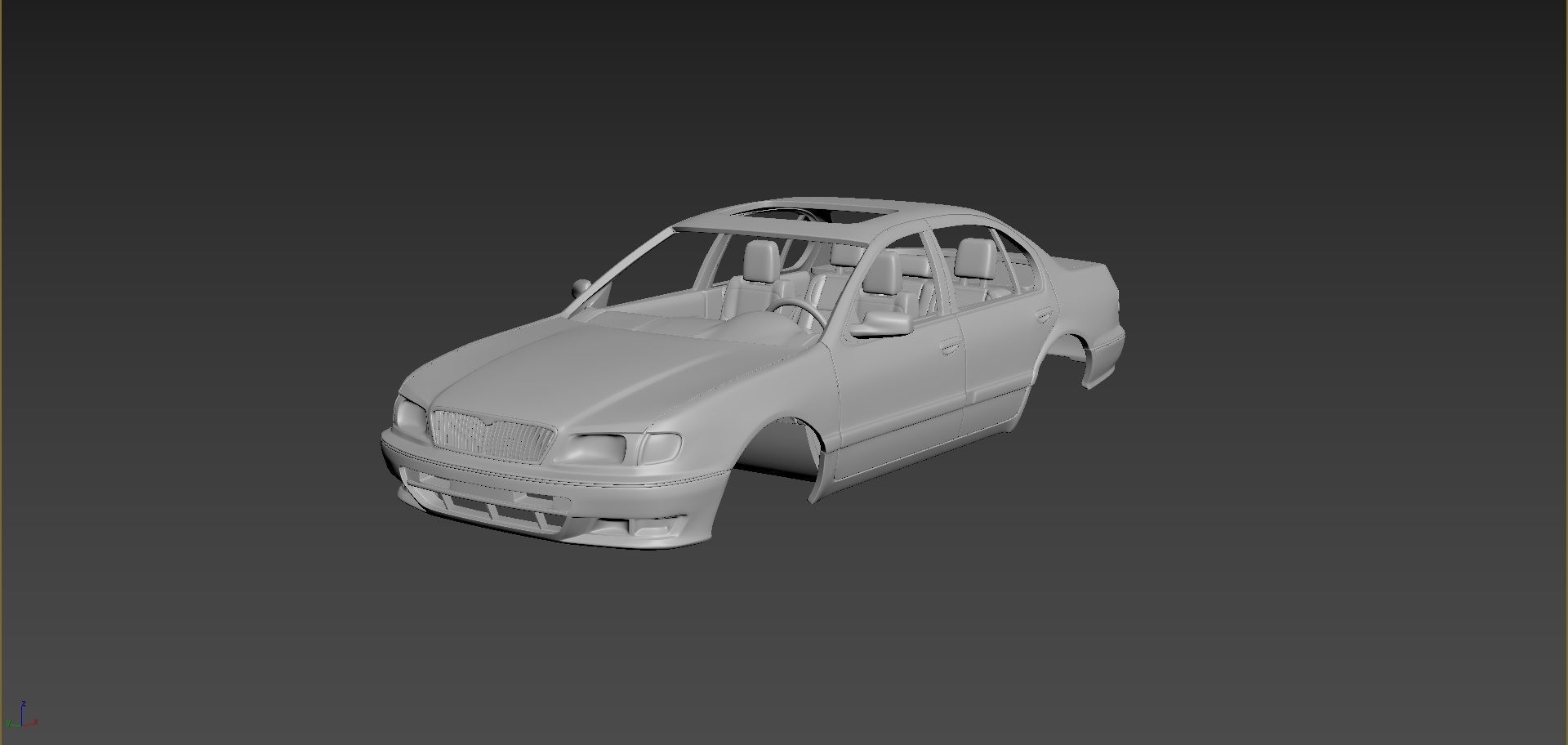 Infinity I30 1996 Body For Print 3D model 3D printable | CGTrader
