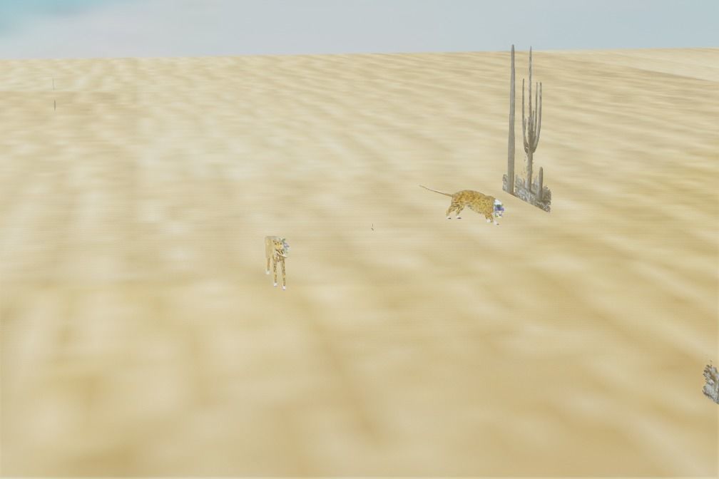 Desert Animal Scene free 3D model | CGTrader
