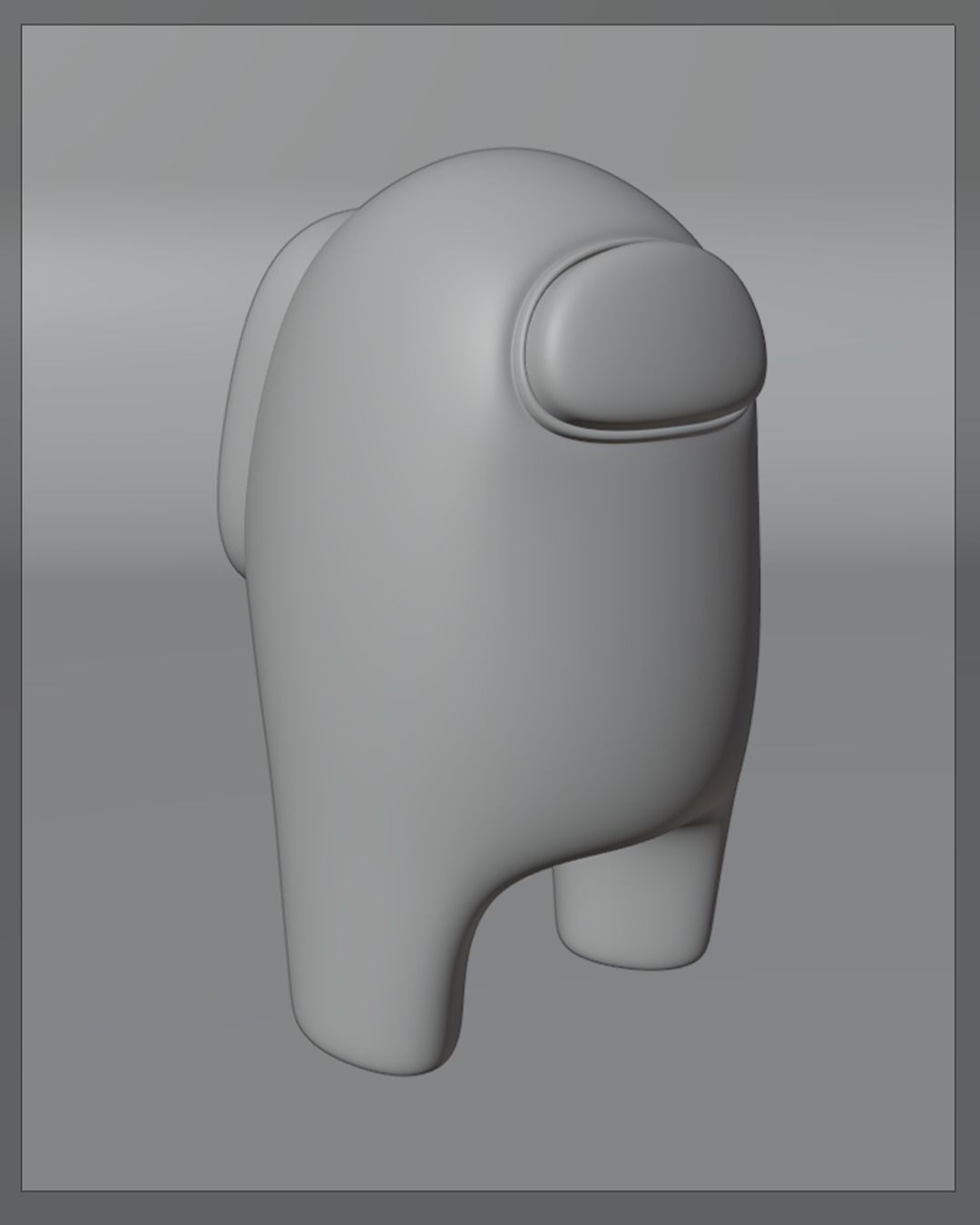 Among US Character 3D model | CGTrader