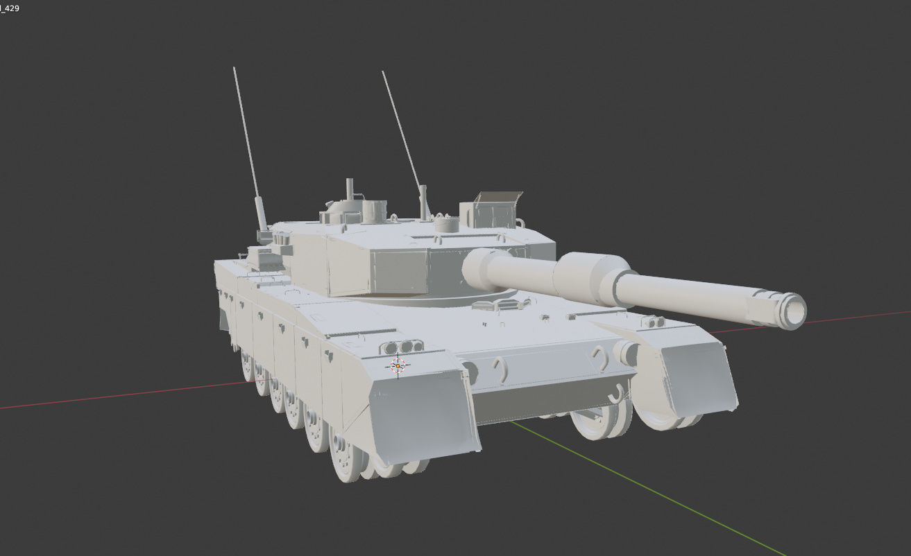 Type 90 Main Battle Tank free 3D model | CGTrader