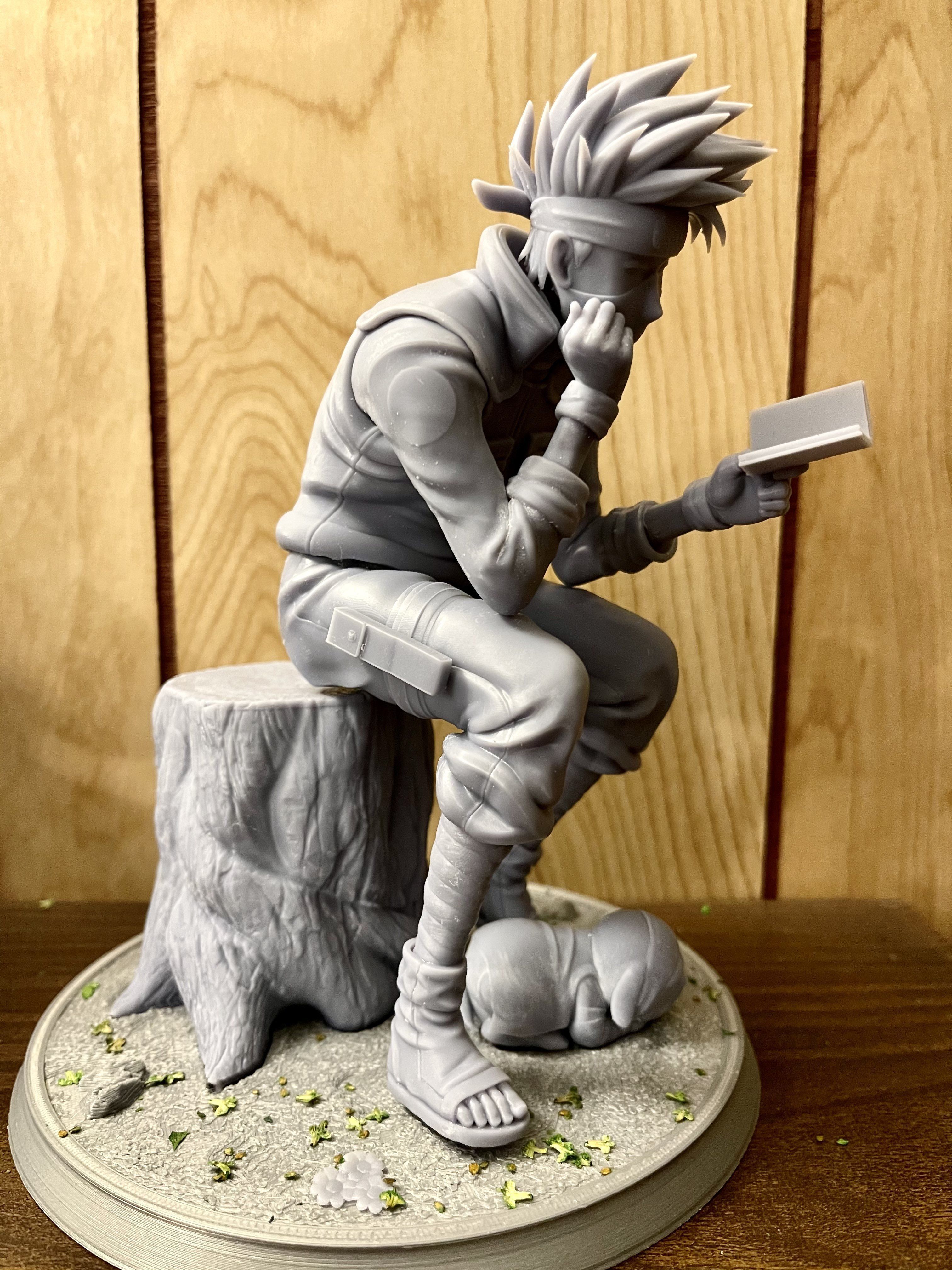 Kakashi Hatake and Pakkun free 3D model 3D printable | CGTrader