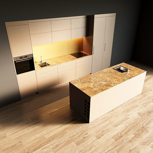 17-Kitchen5 matte 2 3D model | CGTrader