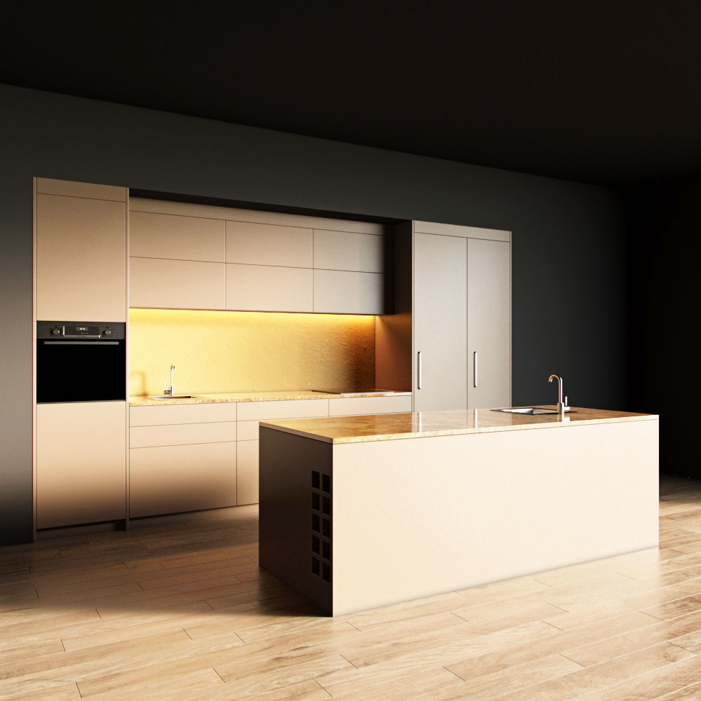 17-Kitchen5 matte 2 3D model | CGTrader
