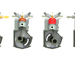 Combustion 3D Models | CGTrader