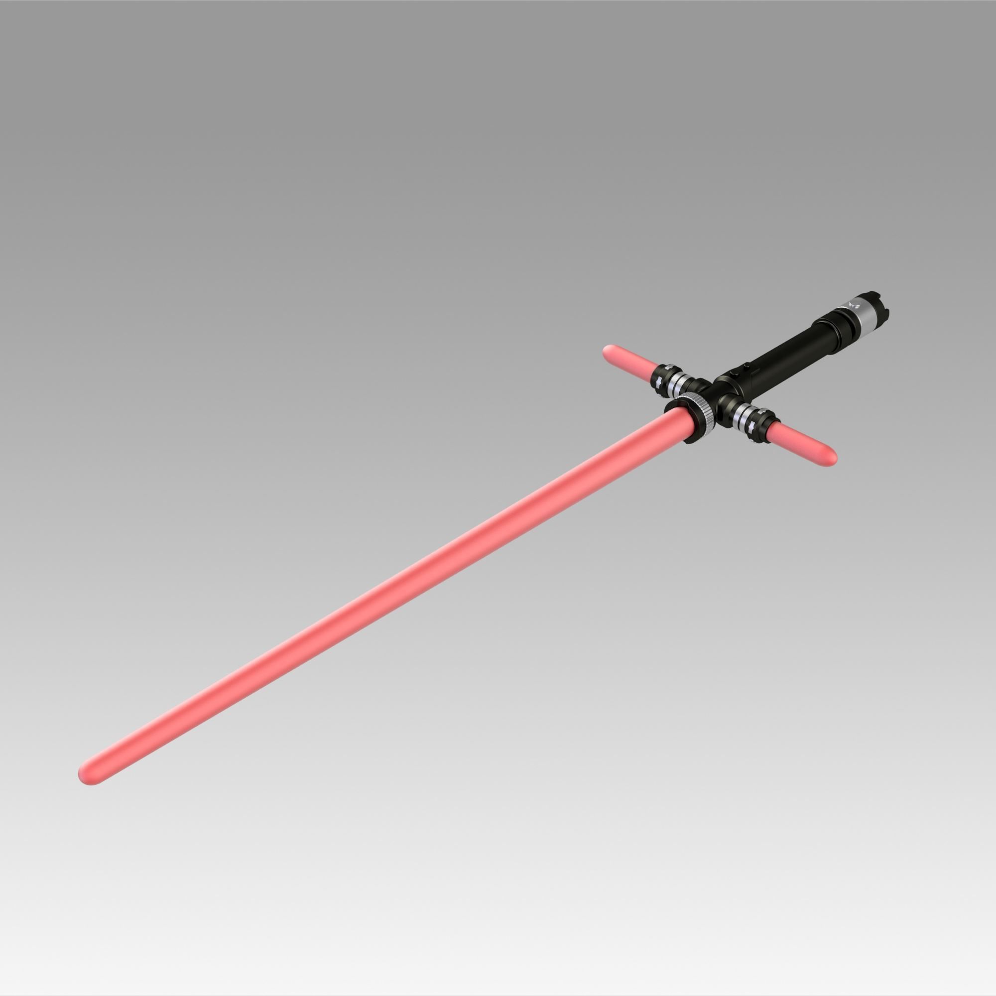 Star Wars VII The Force Awakens Kylo Ren Sword Cosplay Prop 3D model 3D ...