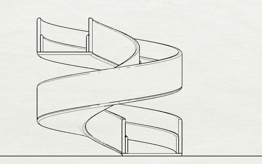 spiral ramp 3D model | CGTrader