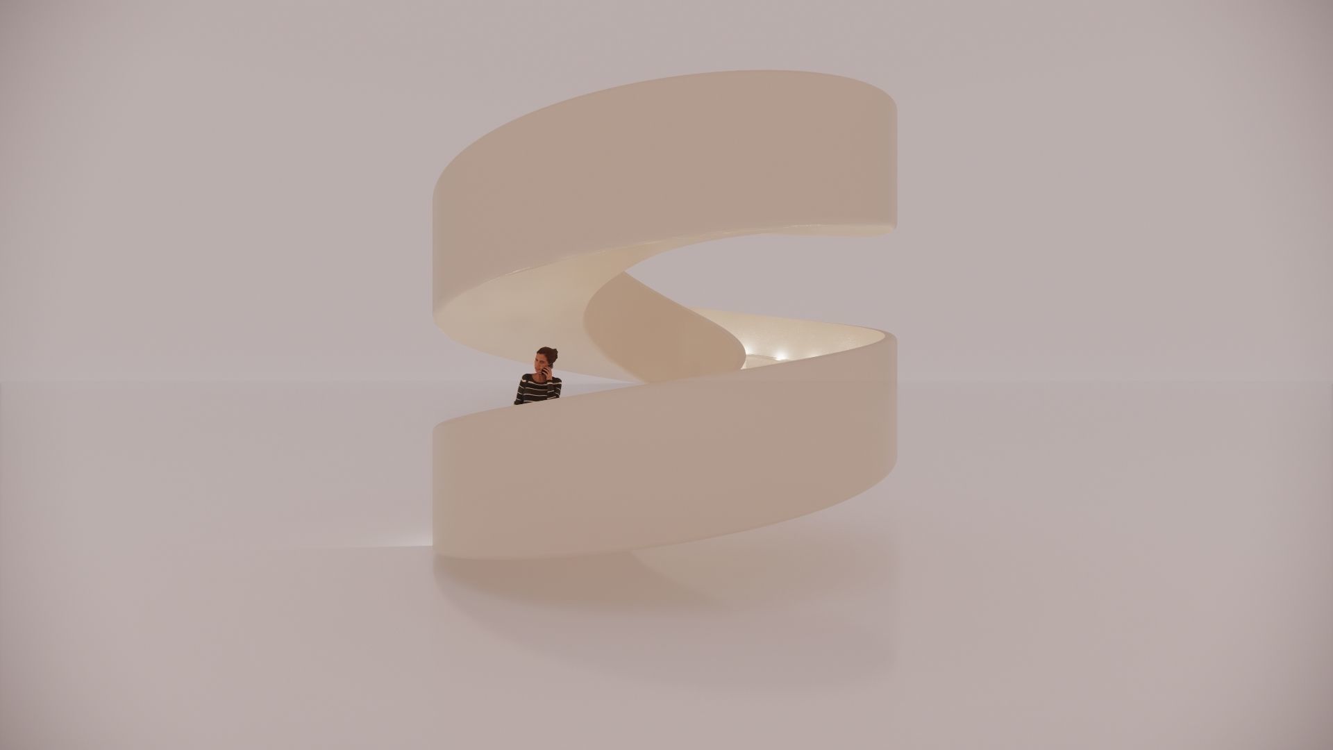 spiral ramp 3D model | CGTrader