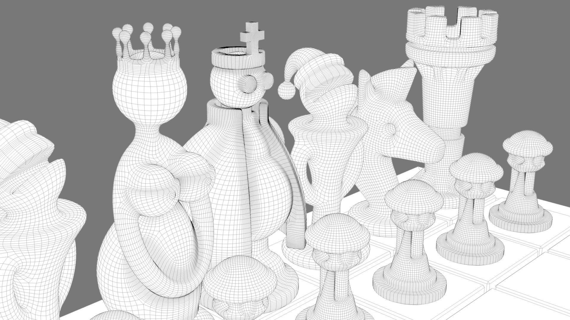 Chess Game 3D model | CGTrader