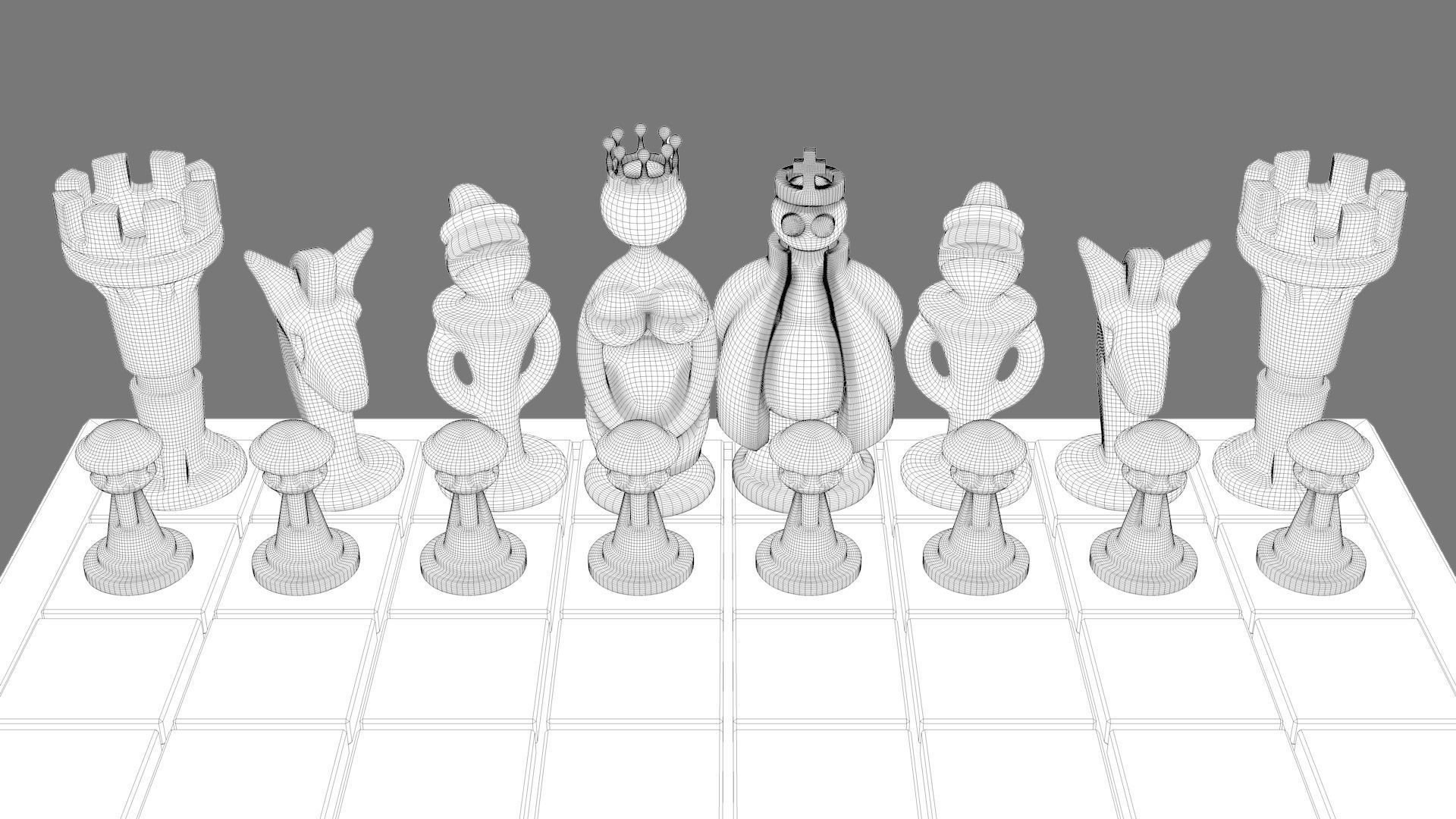 Chess Game 3D model | CGTrader