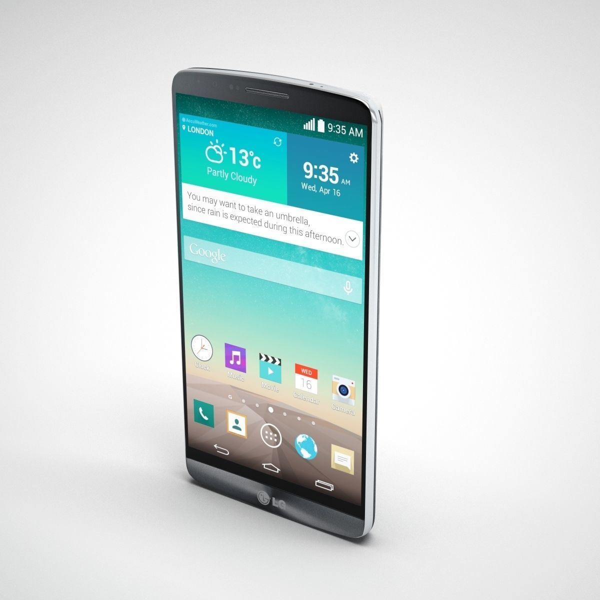 LG G3 Black 3D model | CGTrader