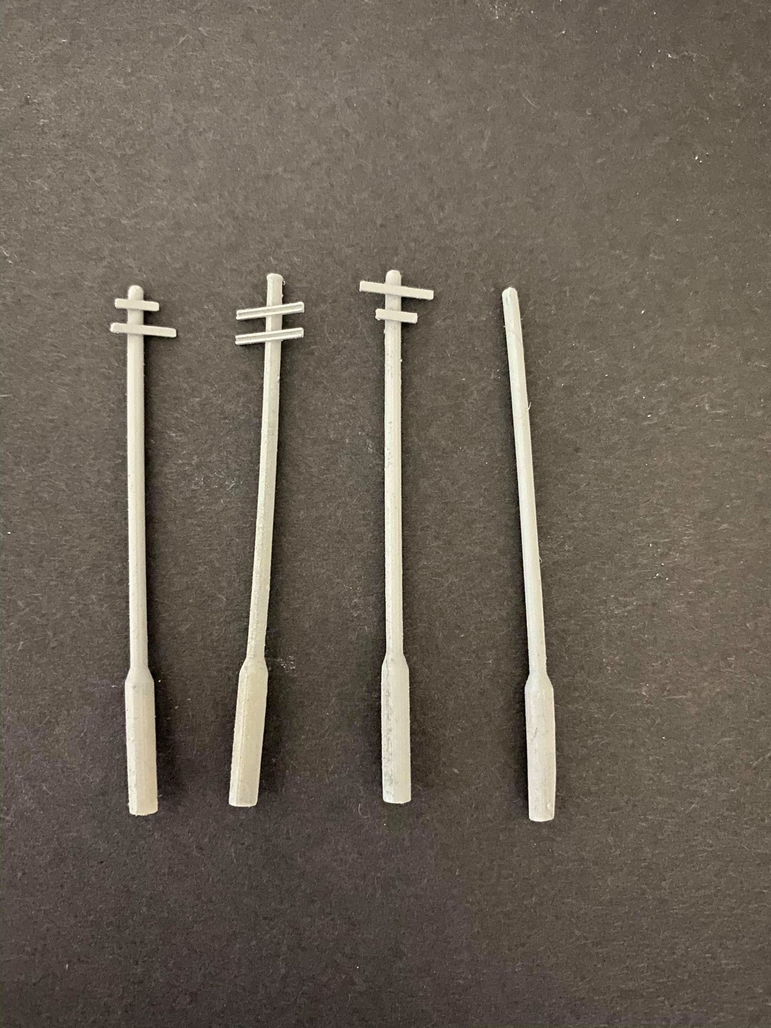 ROAD SIGN POSTS 7MM SCALE O GAUGE MODEL RAILWAY 3D model 3D printable ...