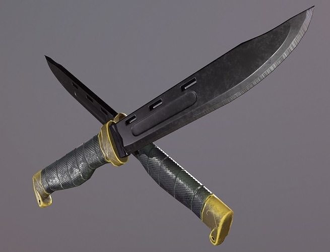 3D model Knife VR / AR / low-poly | CGTrader