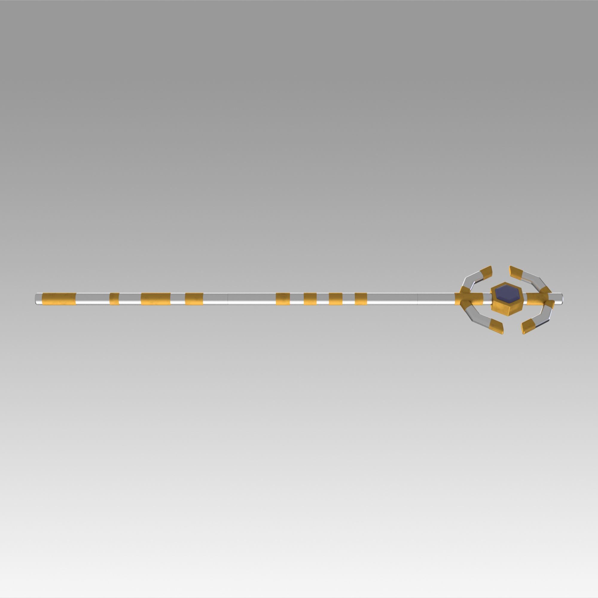 World of Warcraft WOW Mage Staves Cosplay Weapon Prop 3D model 3D ...