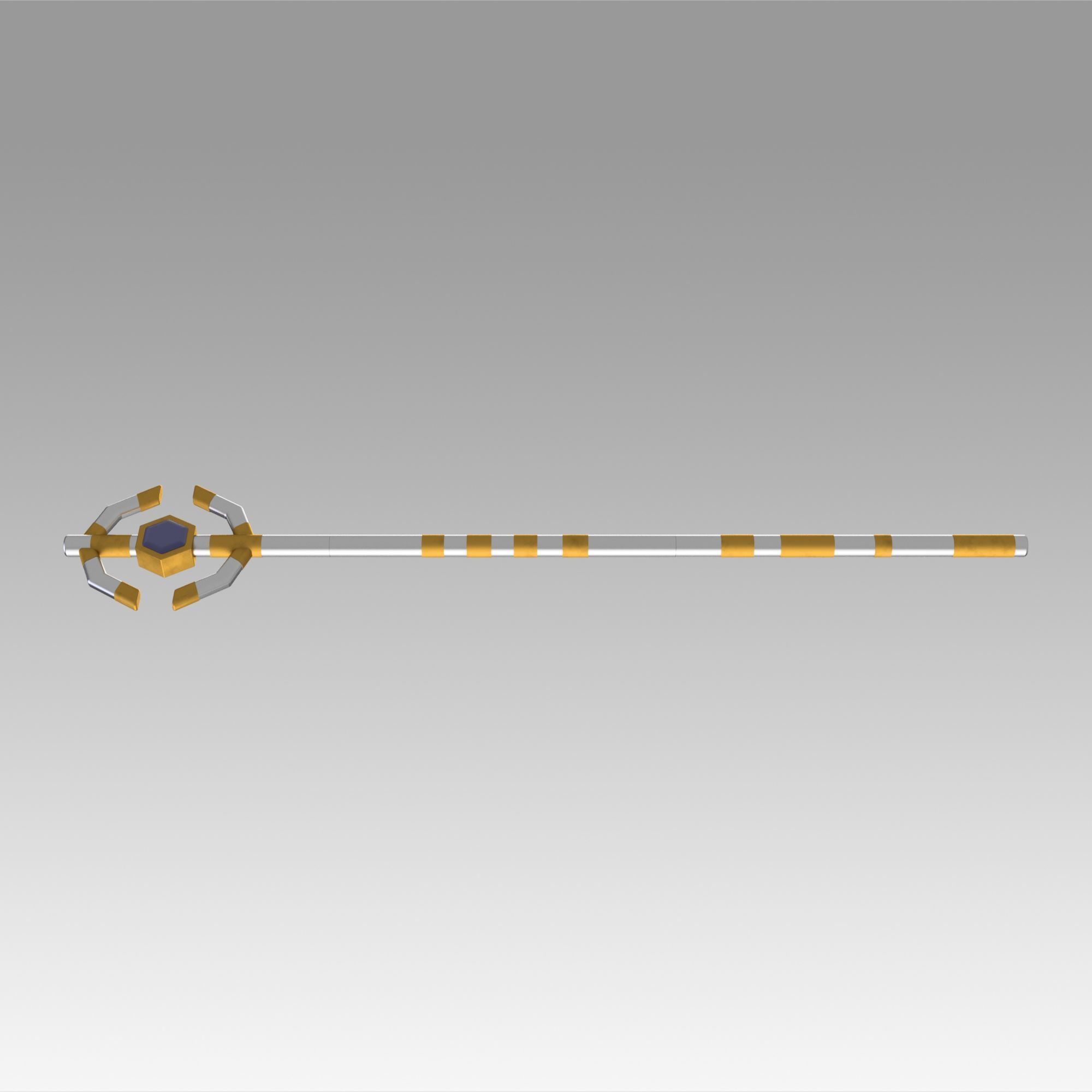 World of Warcraft WOW Mage Staves Cosplay Weapon Prop 3D model 3D ...