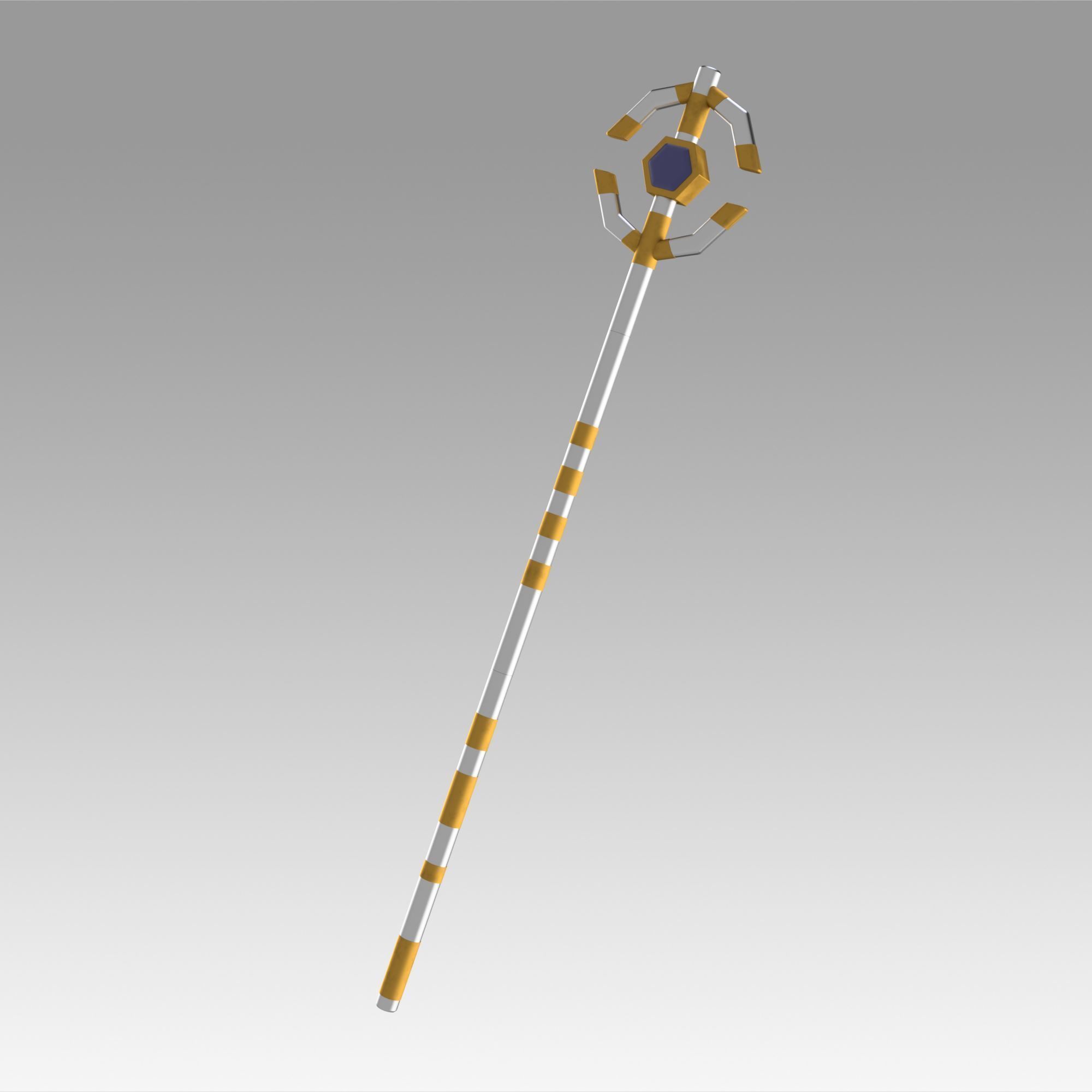 World of Warcraft WOW Mage Staves Cosplay Weapon Prop 3D model 3D ...