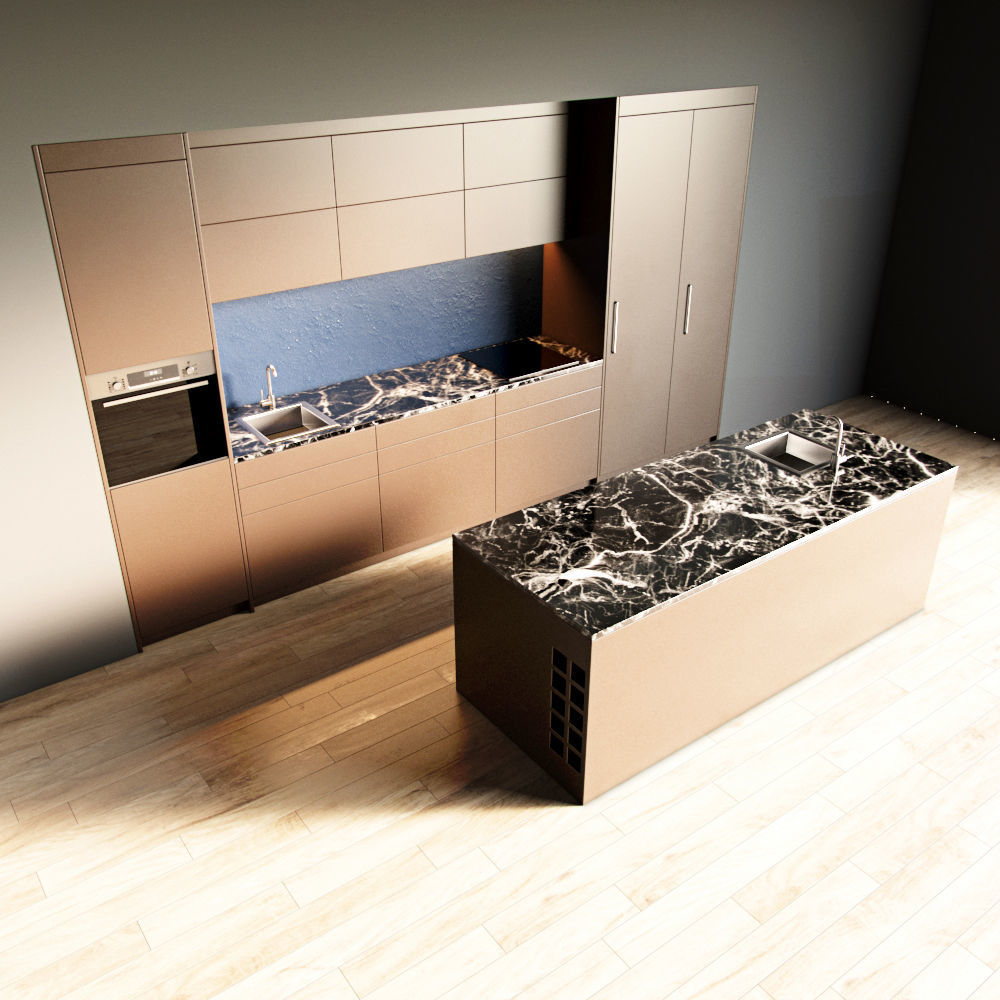 89-Kitchen5 matte 8 3D model | CGTrader