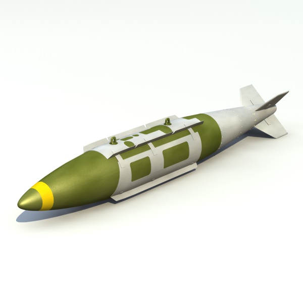 GBU-31 Mk 84 JDAM Bomb 3D Model OBJ 3DS FBX LWO LW LWS BLEND - CGTrader.com