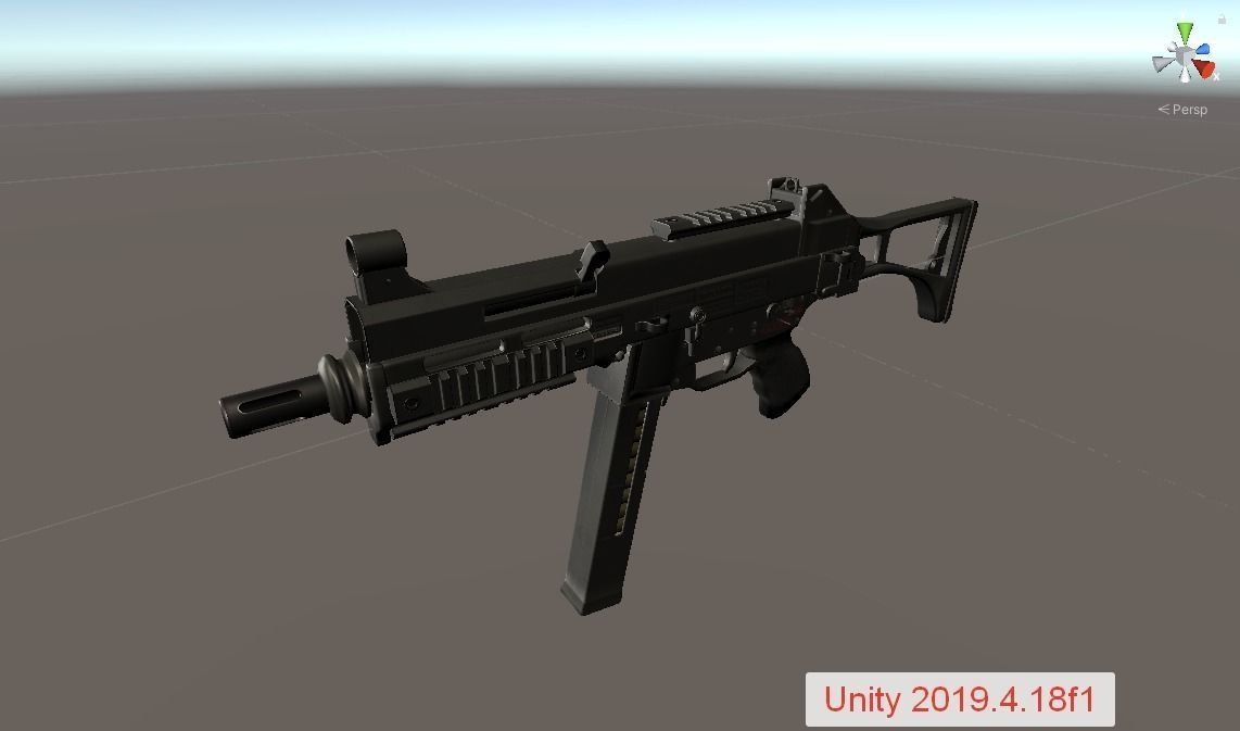 3D model HK UMP UNITY UNREAL VR AR VR / AR / low-poly | CGTrader