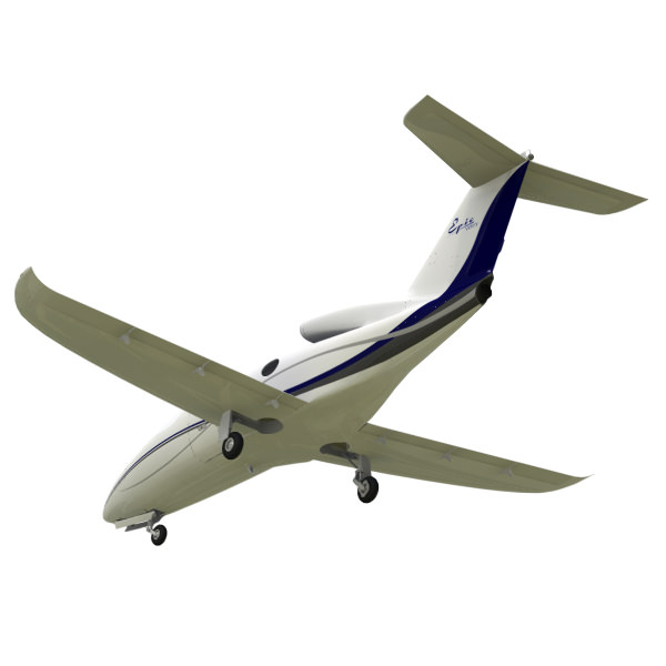 Epic Victory VLJ Very Light Jet 3D Model .3ds .lwo .lw .lws - CGTrader.com