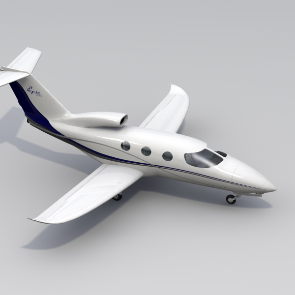 Epic Victory VLJ Very Light Jet 3D Model .3ds .lwo .lw .lws - CGTrader.com