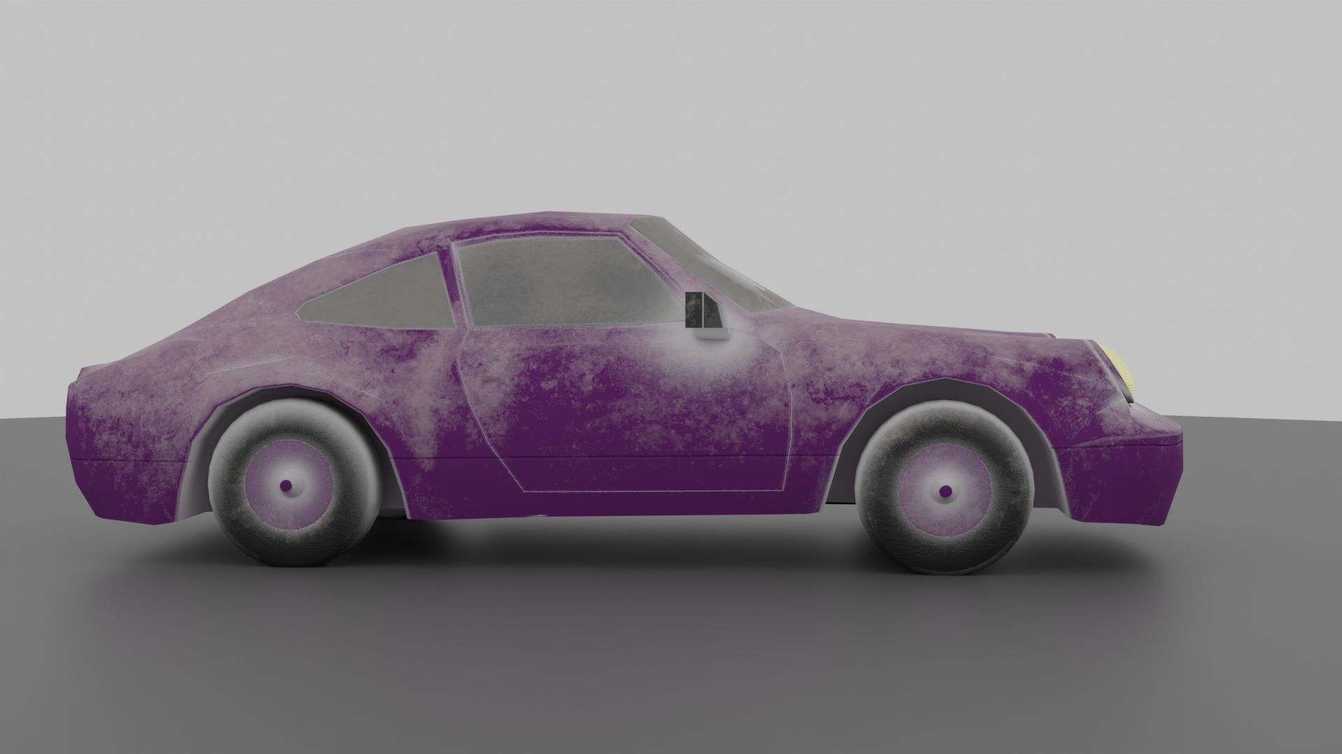 3D model Low Poly Dirty Car PBR VR / AR / low-poly | CGTrader