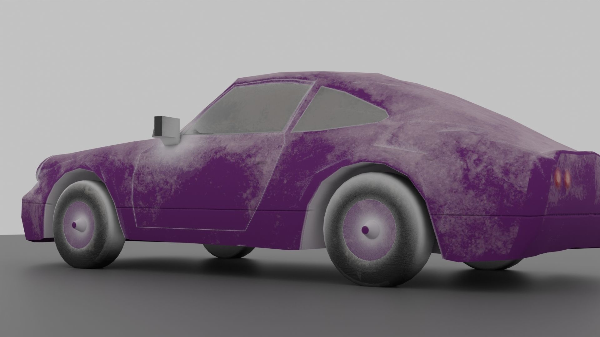 3D model Low Poly Dirty Car PBR VR / AR / low-poly | CGTrader